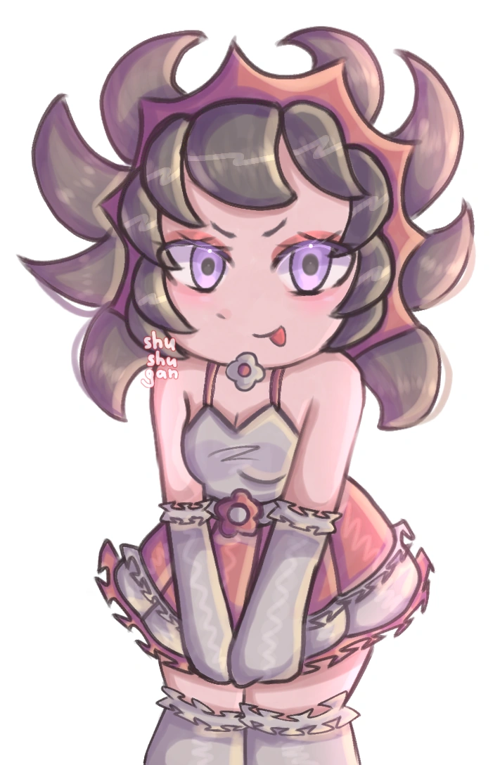 hi. i'm new, russian. this is my old drawing with humanization of vampire flower | Fandom