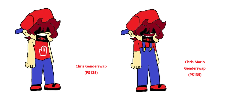 Friday Night Funkin : Chris Genderswap Is Missing VS Triple Trouble But Fnf Cast [Crossover War ...