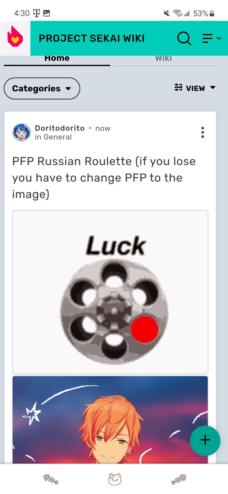PFP Russian Roulette (if you lose you have to change PFP to the image ...