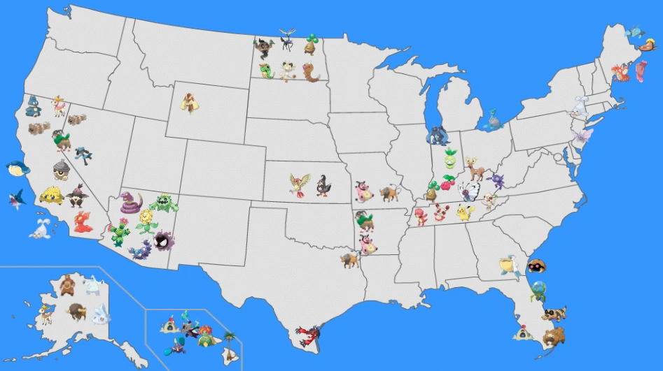 Pokemon US Map (Reupload) | Fandom