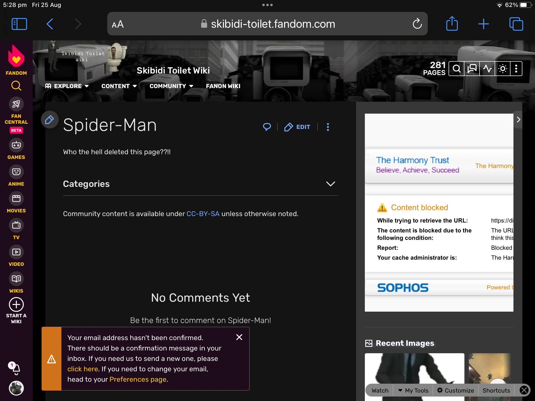 Admins delete this page | Fandom