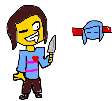 So um- I made a Frisk sprite for my "Dark Side of Undertale mod" and it ...