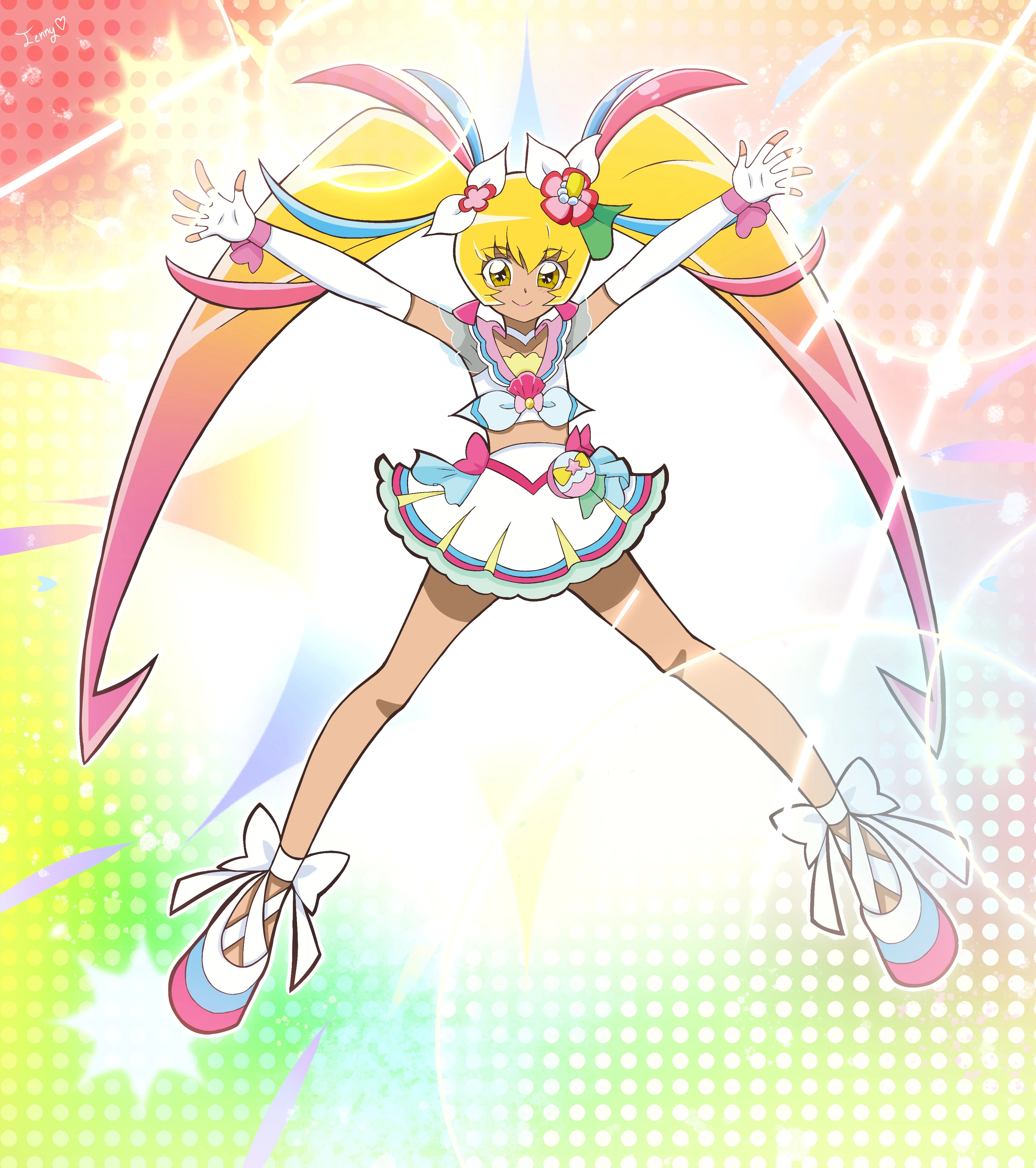 Cure Sunshine as Cure Summer Fanart 💖🌺 | Fandom