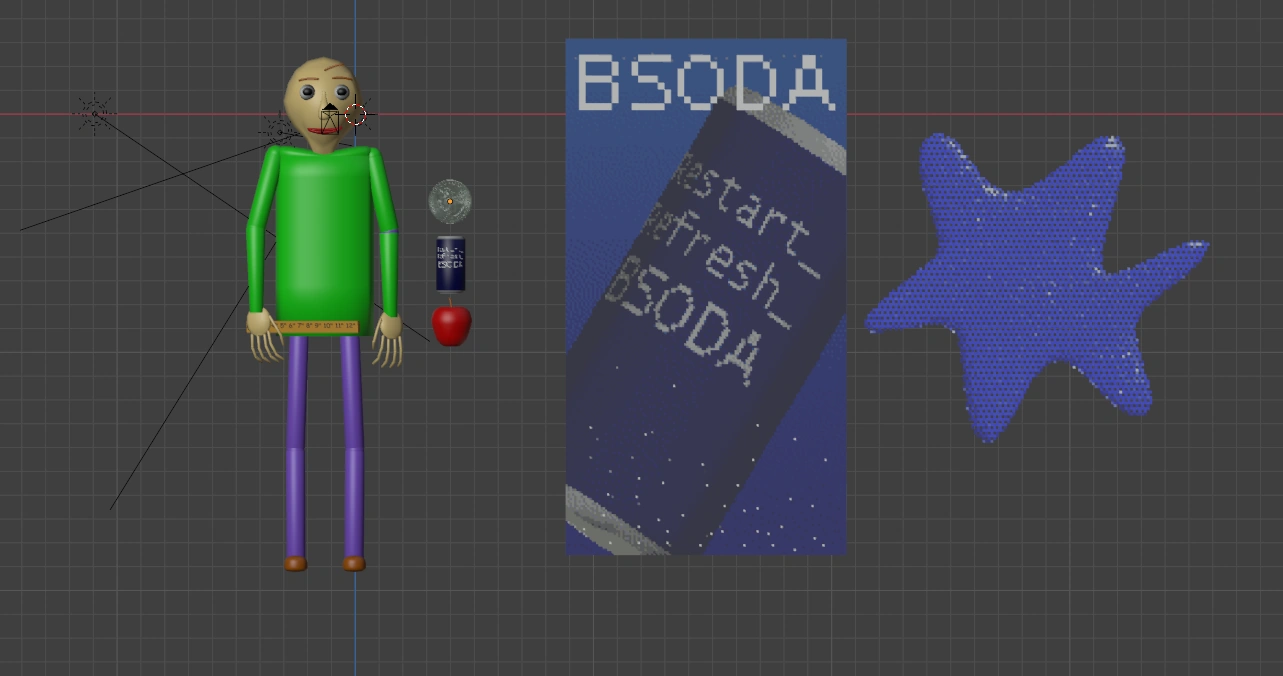 Baldi model i made | Fandom