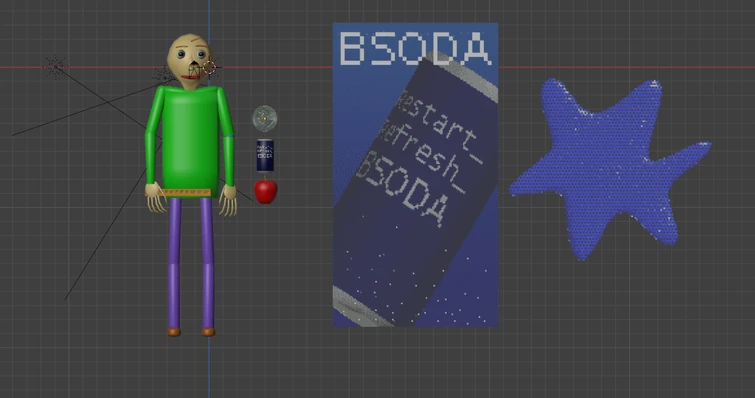 Baldi model i made | Fandom