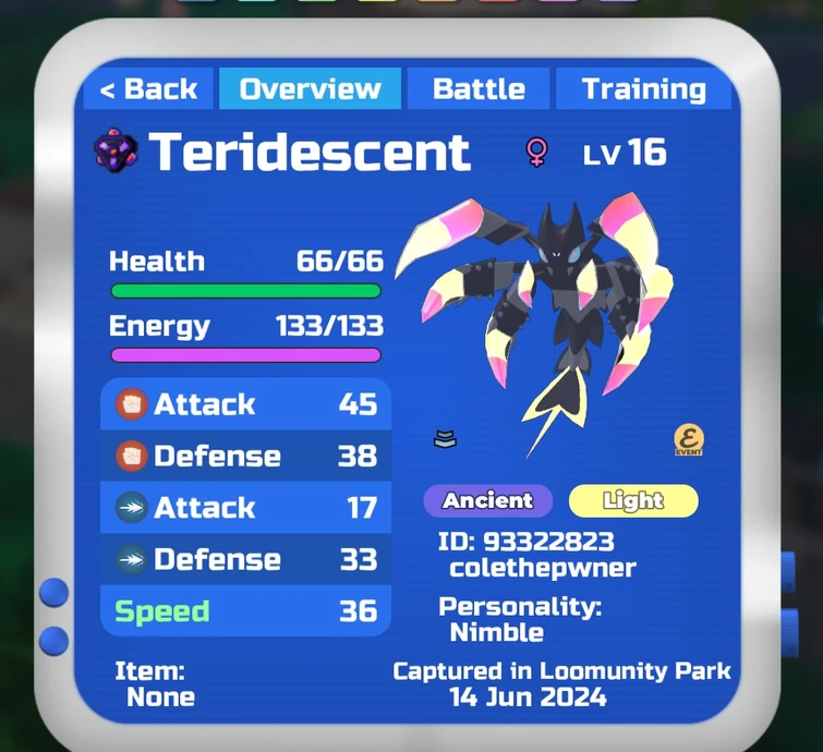 Loomians that can be found in Loomunity Park | Fandom