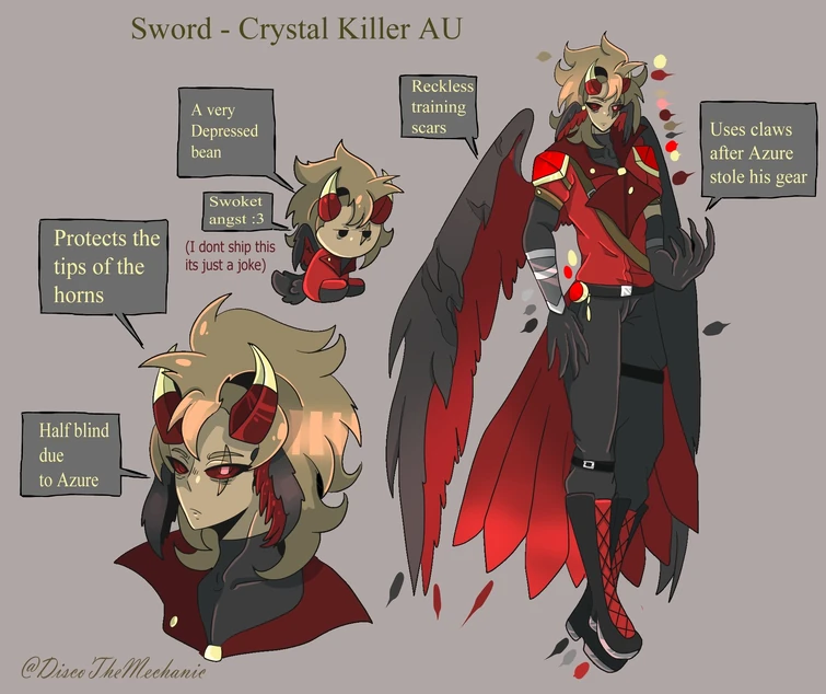 All the Crystal Killer AU sheets so far | Fandom