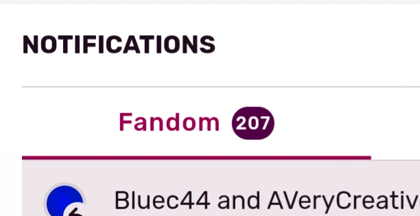 207 unread notifications | Fandom