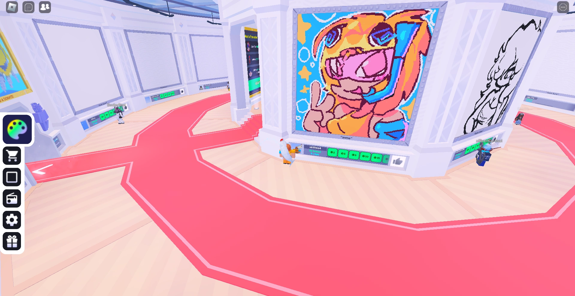 i got 25 rawbucks because the the teh drawing i made of myself was so ...