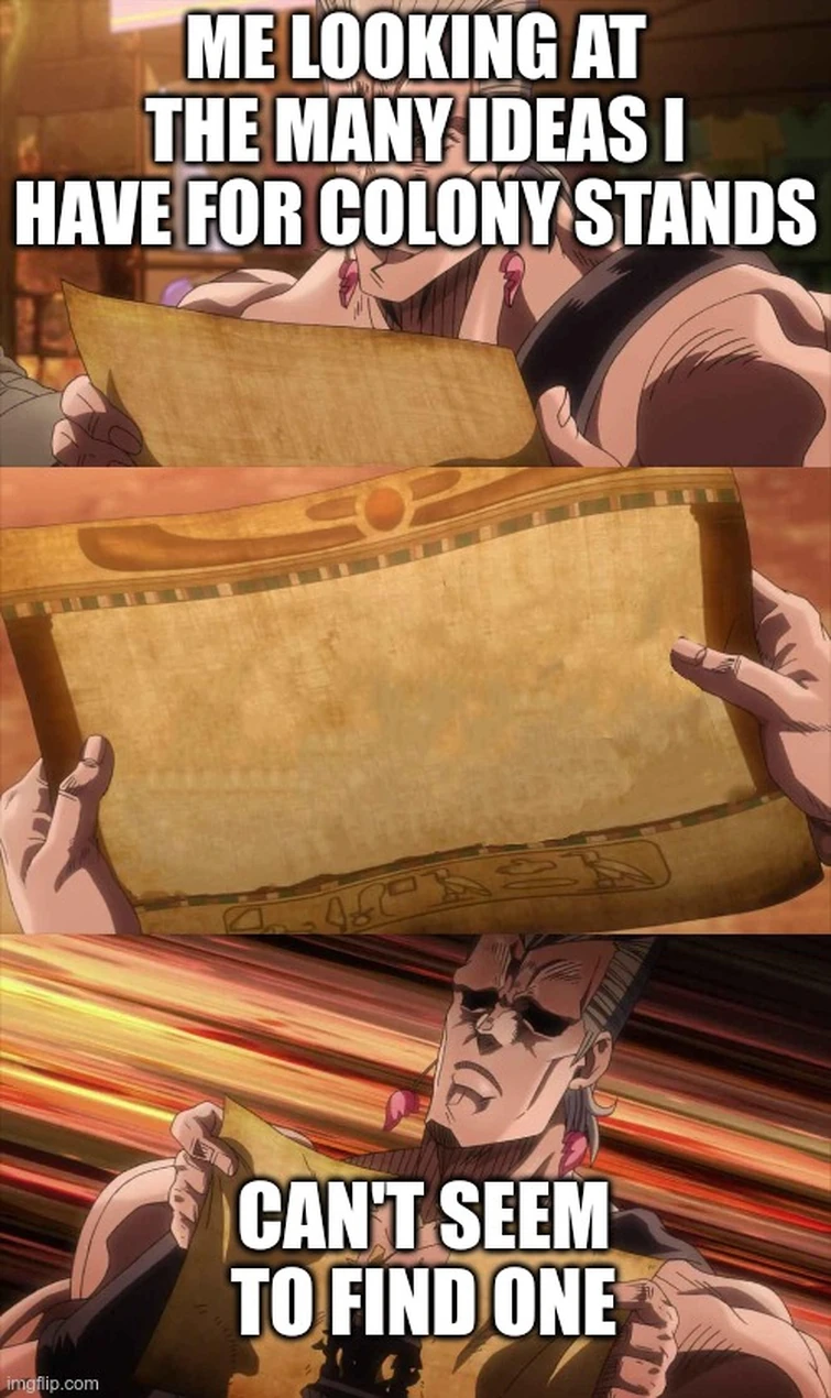 Me trying to make a colony stand for the first time | Fandom