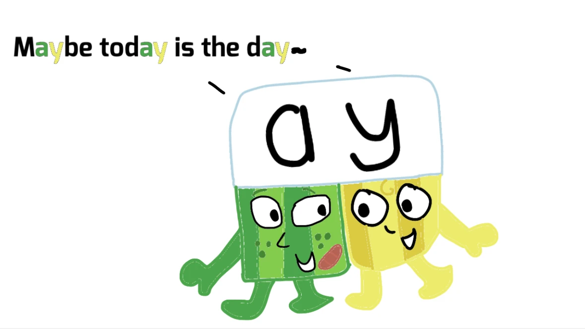 Alphablocks-Electric Company Art 1: ay | Fandom