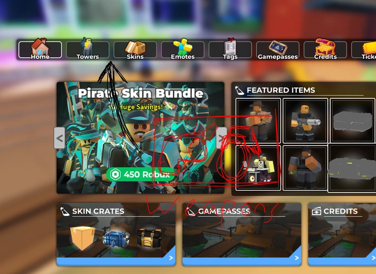 TDS weapons concept part: General concept | Fandom