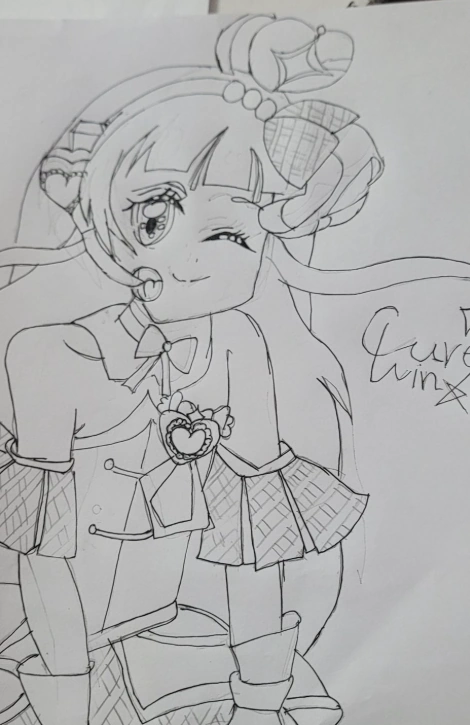 Cure Wink Sketch! | Fandom