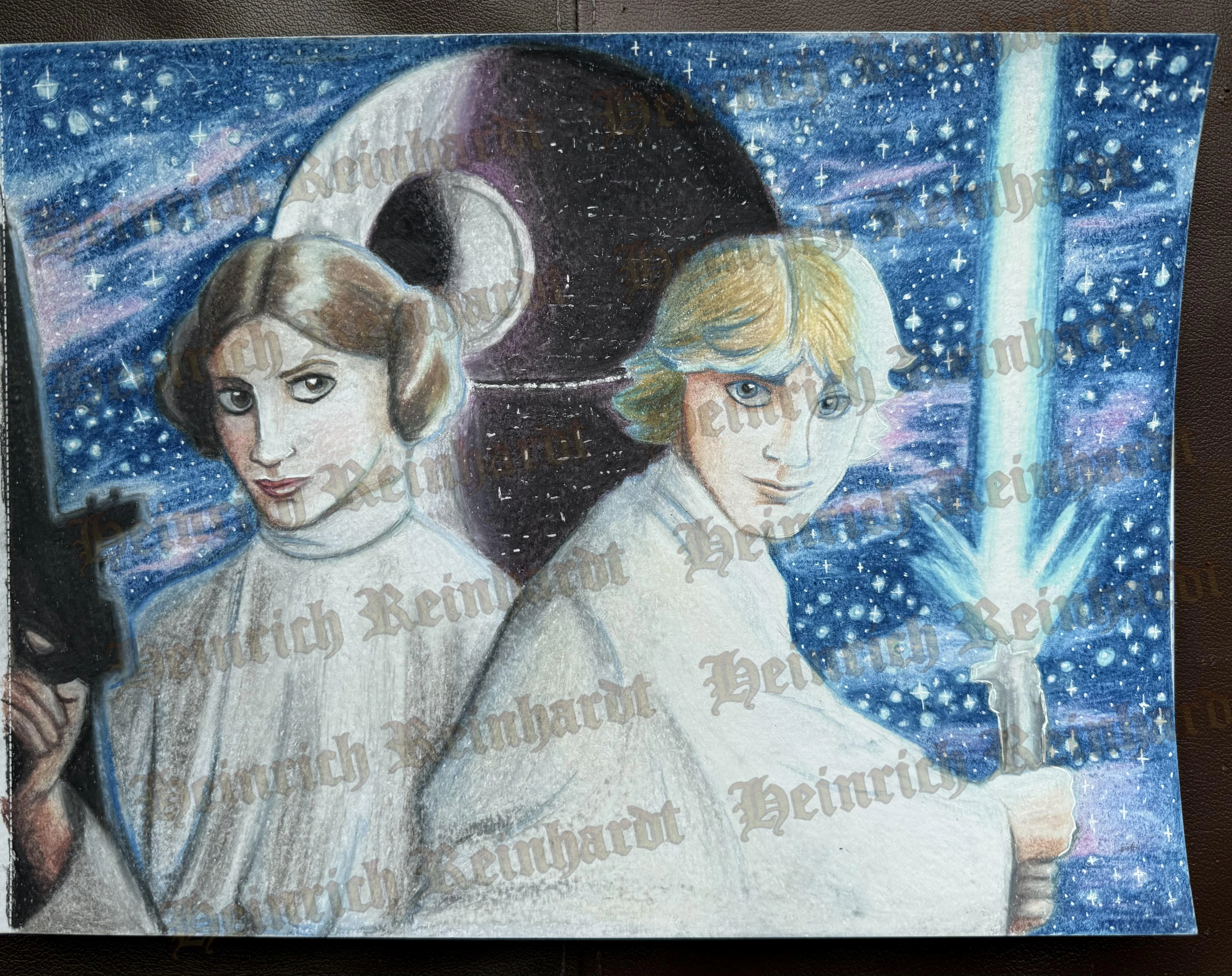 Art I did of Luke and Leia | Fandom