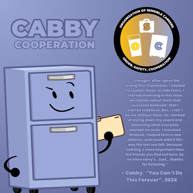 And now, all the leaders of the OSC (with OJ, Suitcase, and Cabby) (2/2 ...