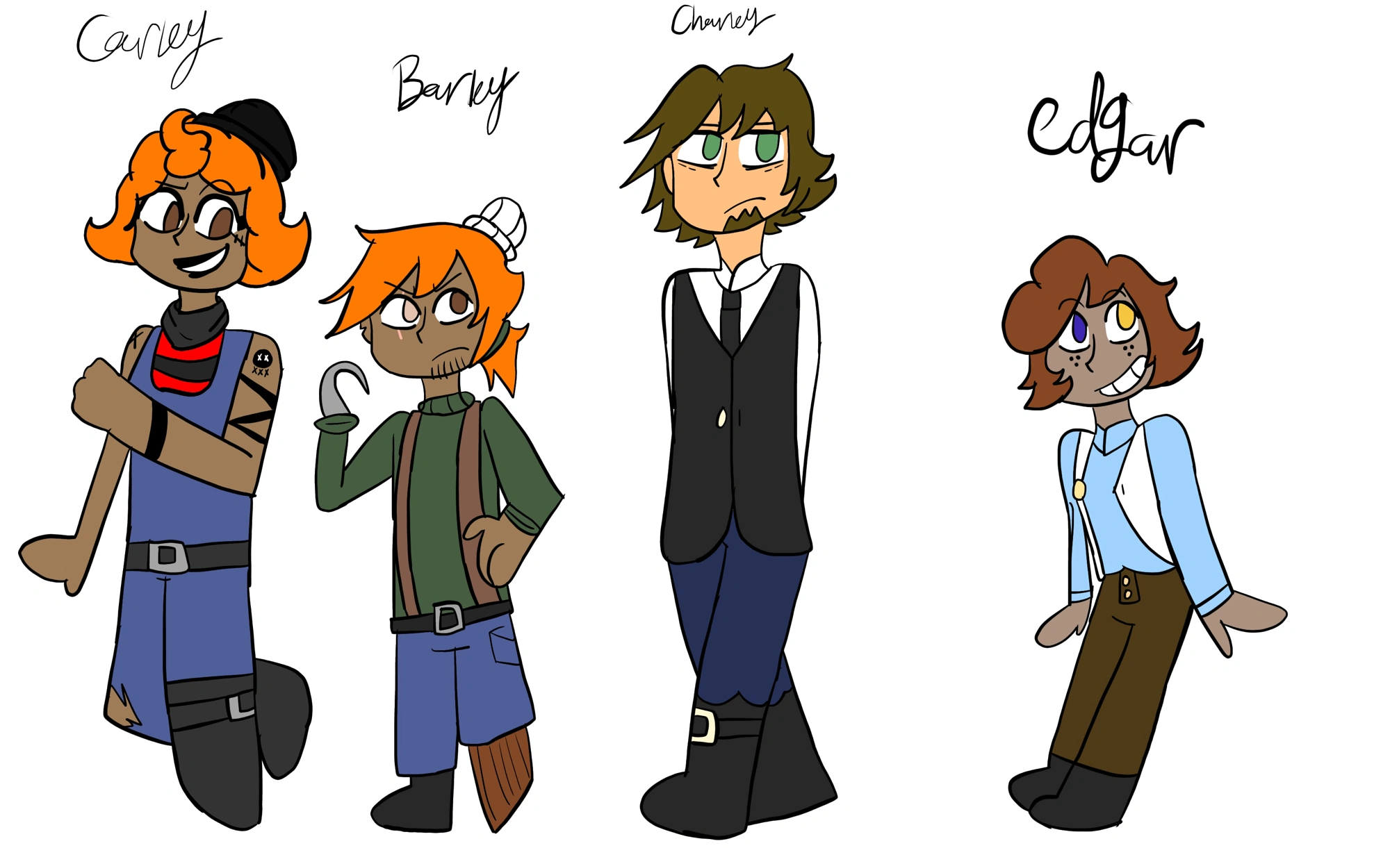 I made the human forms of the Butcher gang! | Fandom