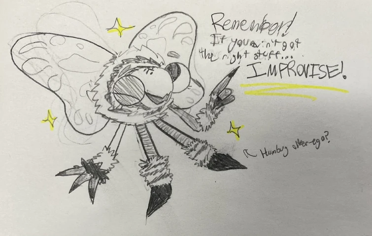 Drew something based off my """Humbug Costume""", Flutterbug | Fandom