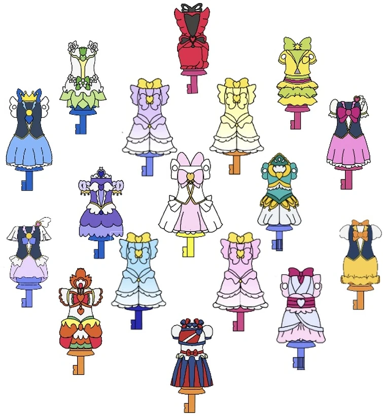 PreCure Outfits as Dress Up Keys | Fandom