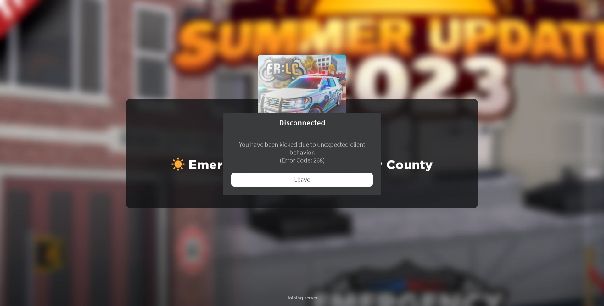 being kicked from erlc??? | Fandom