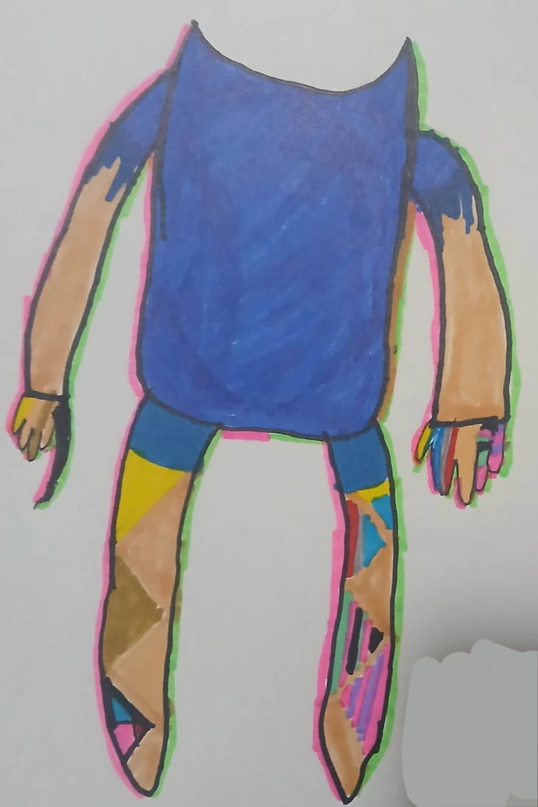"Self Portrait" full body. | Fandom