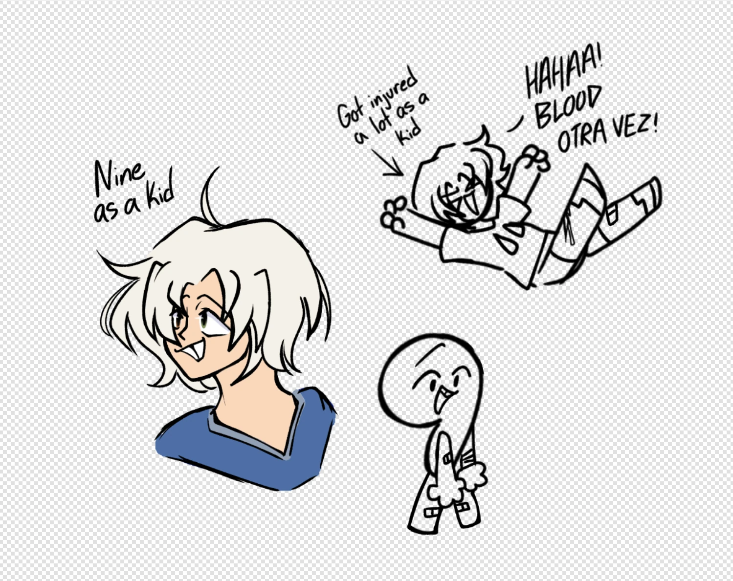 Nine as a child (humanization) | Fandom