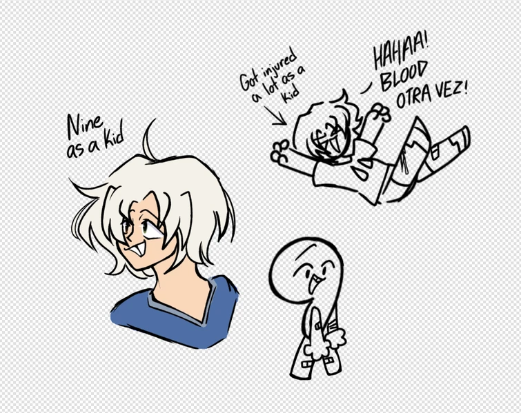 Nine as a child (humanization) | Fandom