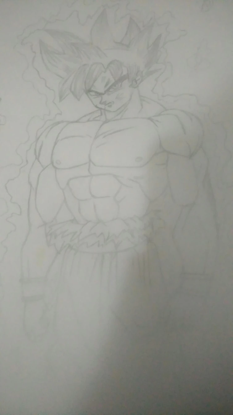 My UI sign Goku drawing. How is it comment..... | Fandom