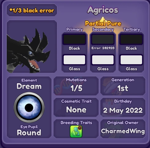 t/s error agri | Fandom