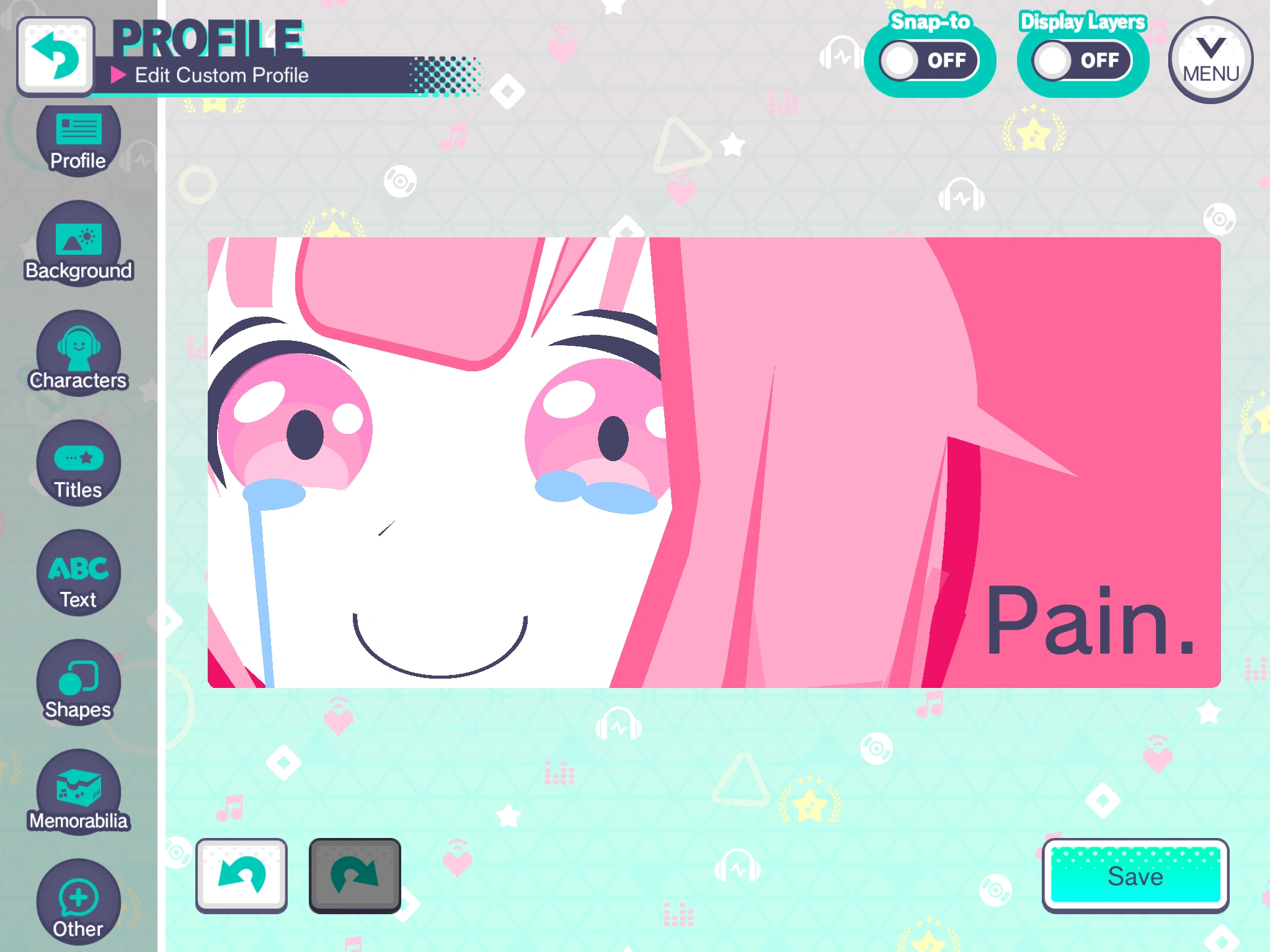 My first pjsekai custom profile art | Fandom