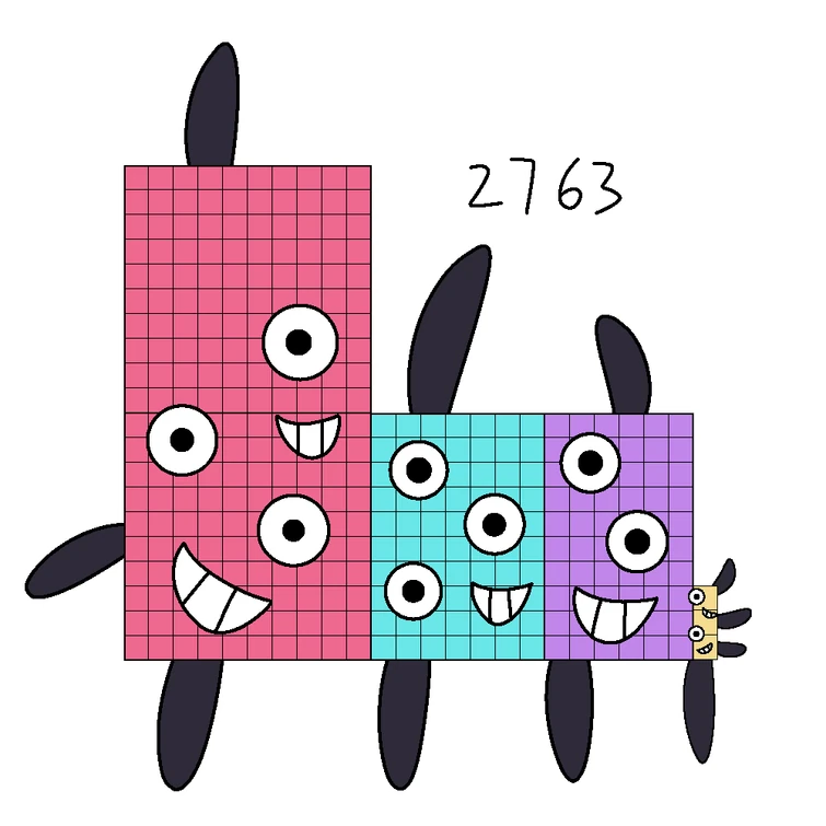 fanmade numberblocks:2,763 | Fandom