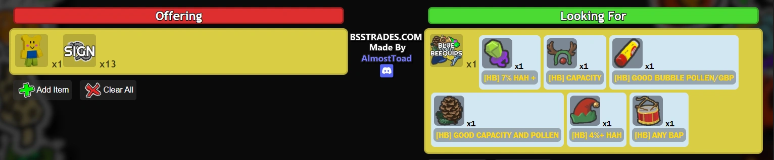 trading stuff for stuff | Fandom