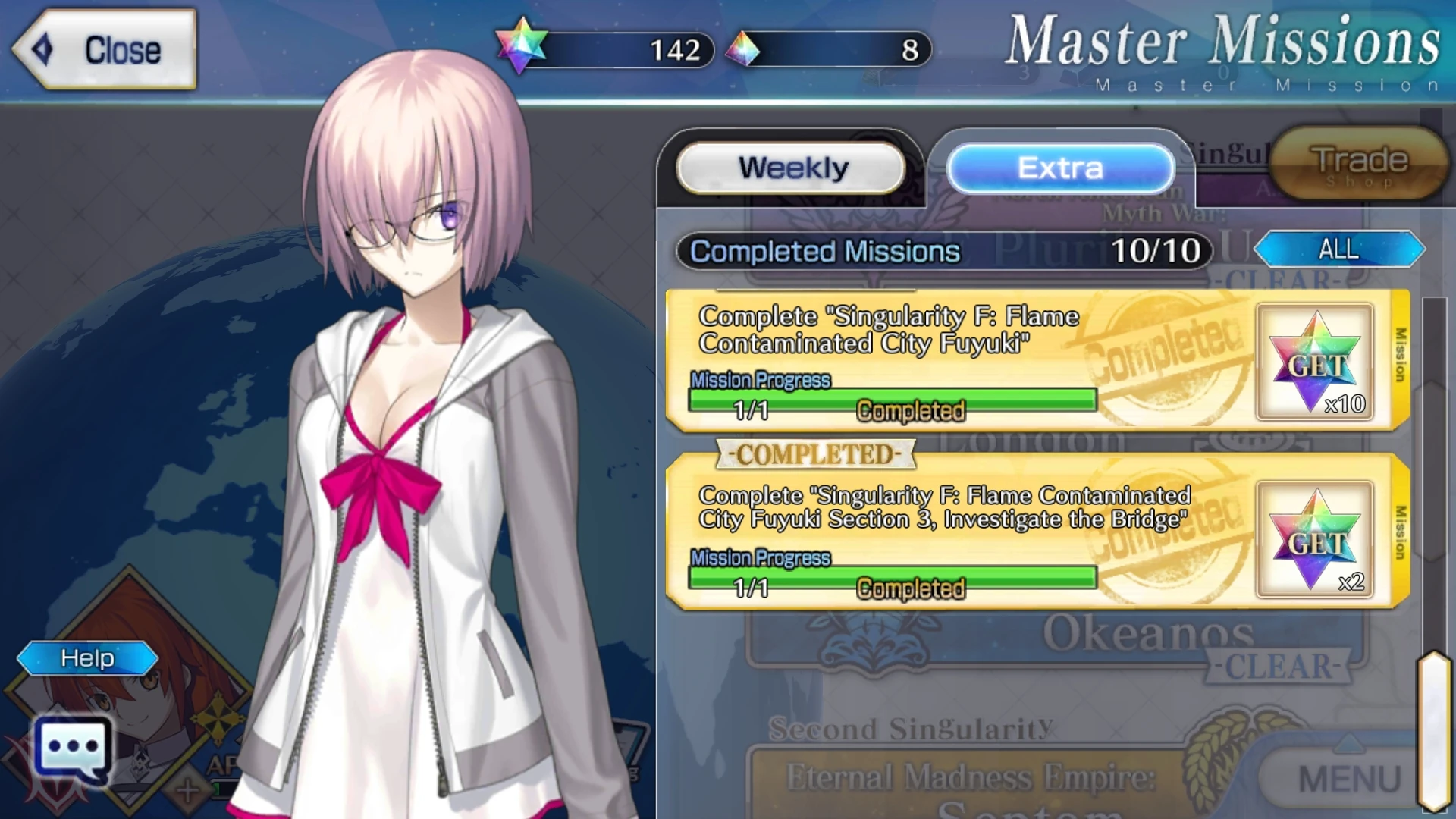 Release of the new mission's of EXTRA? | Fandom