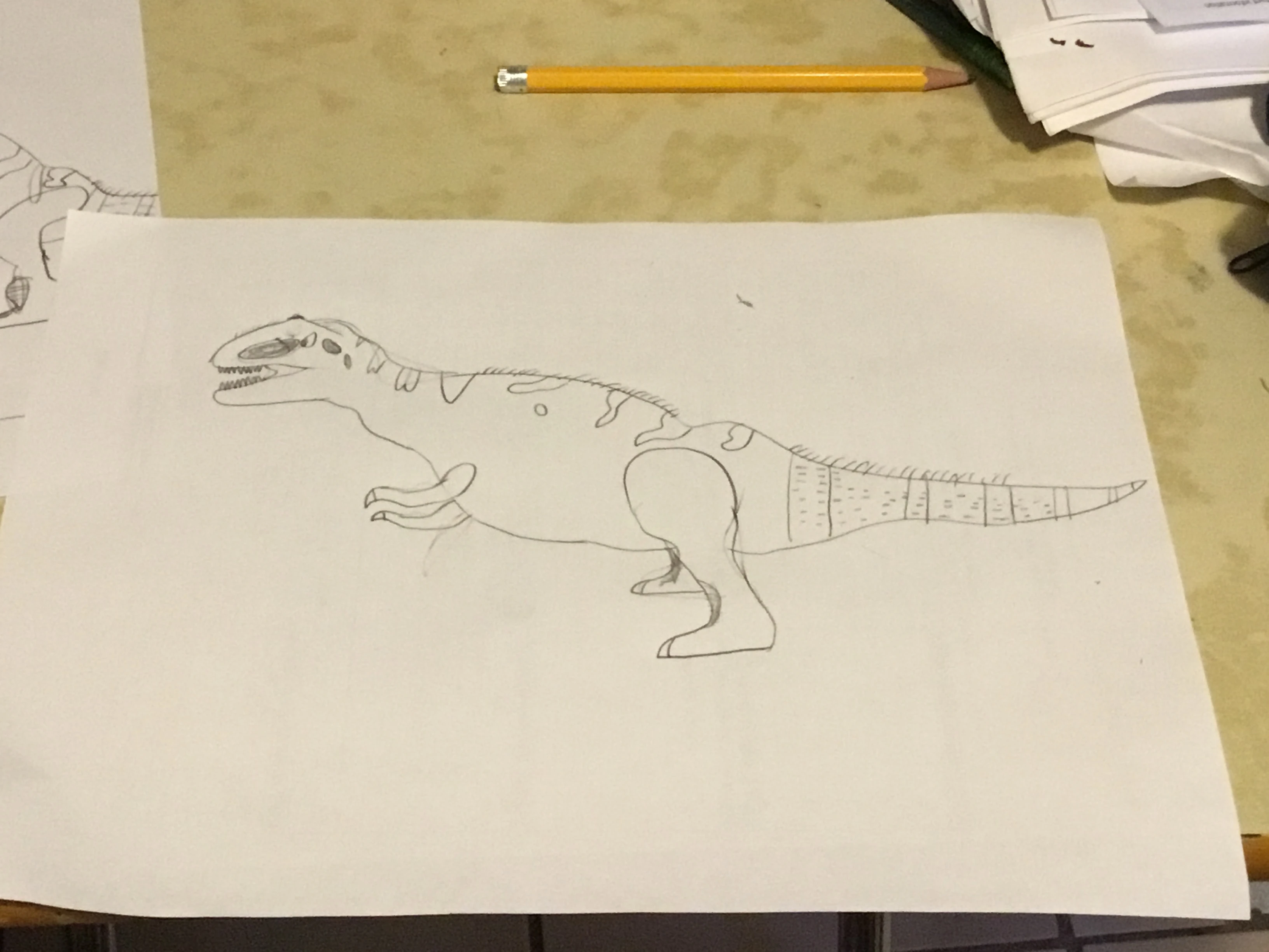 Giganotosaurus Drawing | Fandom