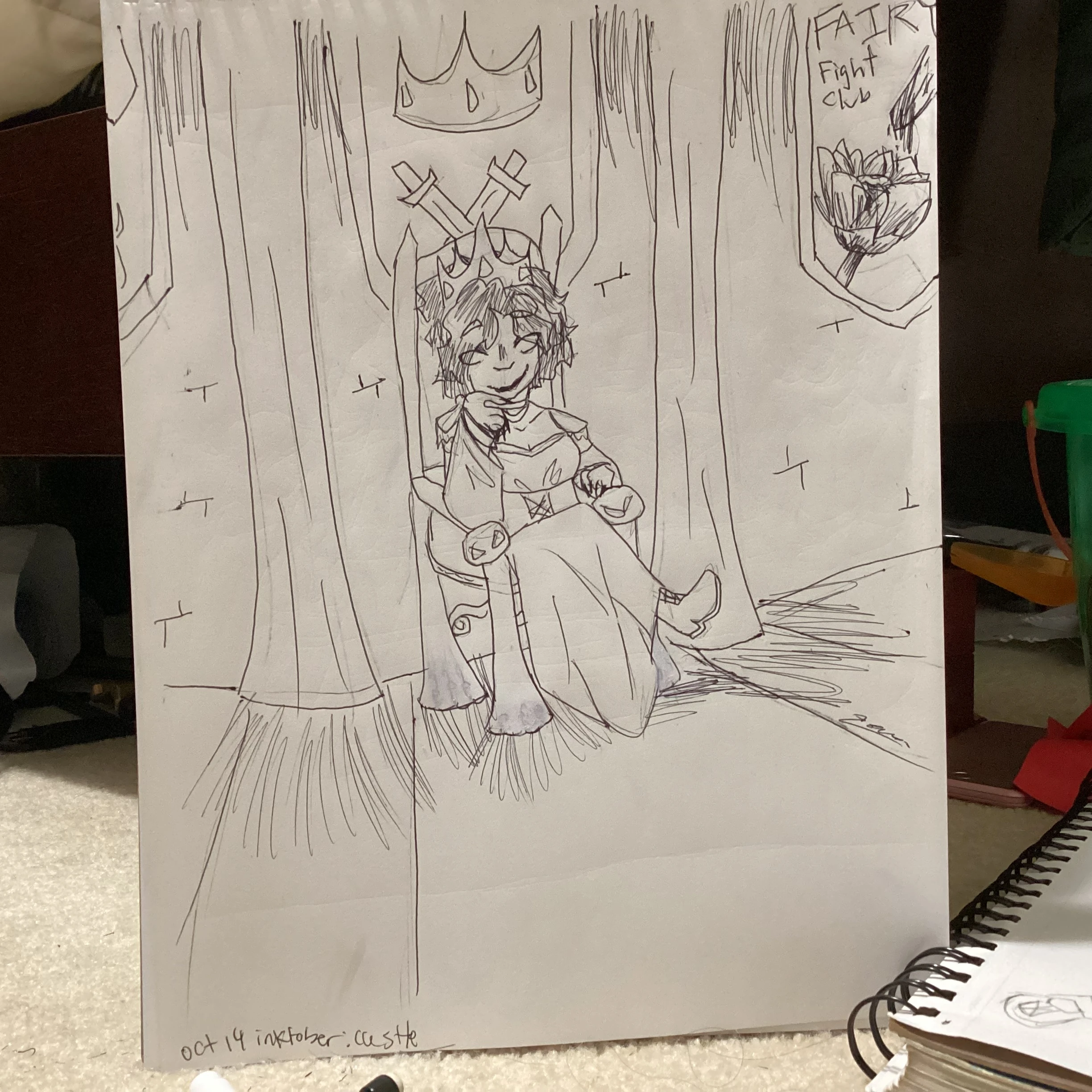 day 14 of dsmp inktober: castle | Fandom