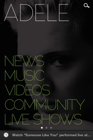 The Official Adele App (iPhone App) | Adele Wiki | Fandom