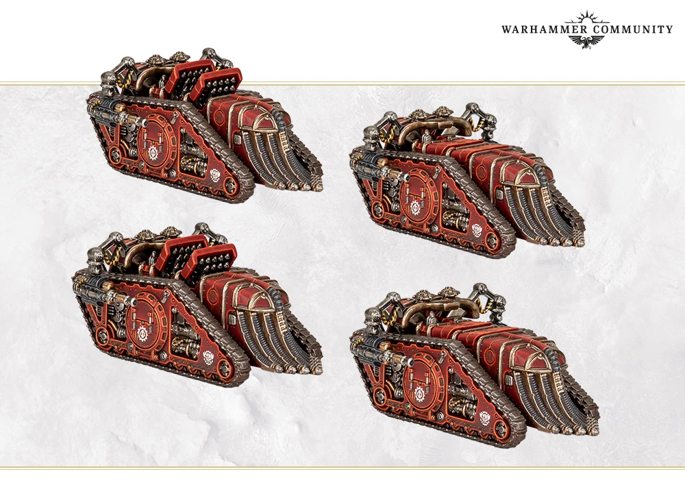 Karacnos Assault Tank Squadron | Adeptus Titanicus Wiki | Fandom