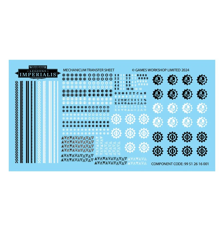 Mechanicum Transfer Sheet | Adeptus Titanicus Wiki | Fandom