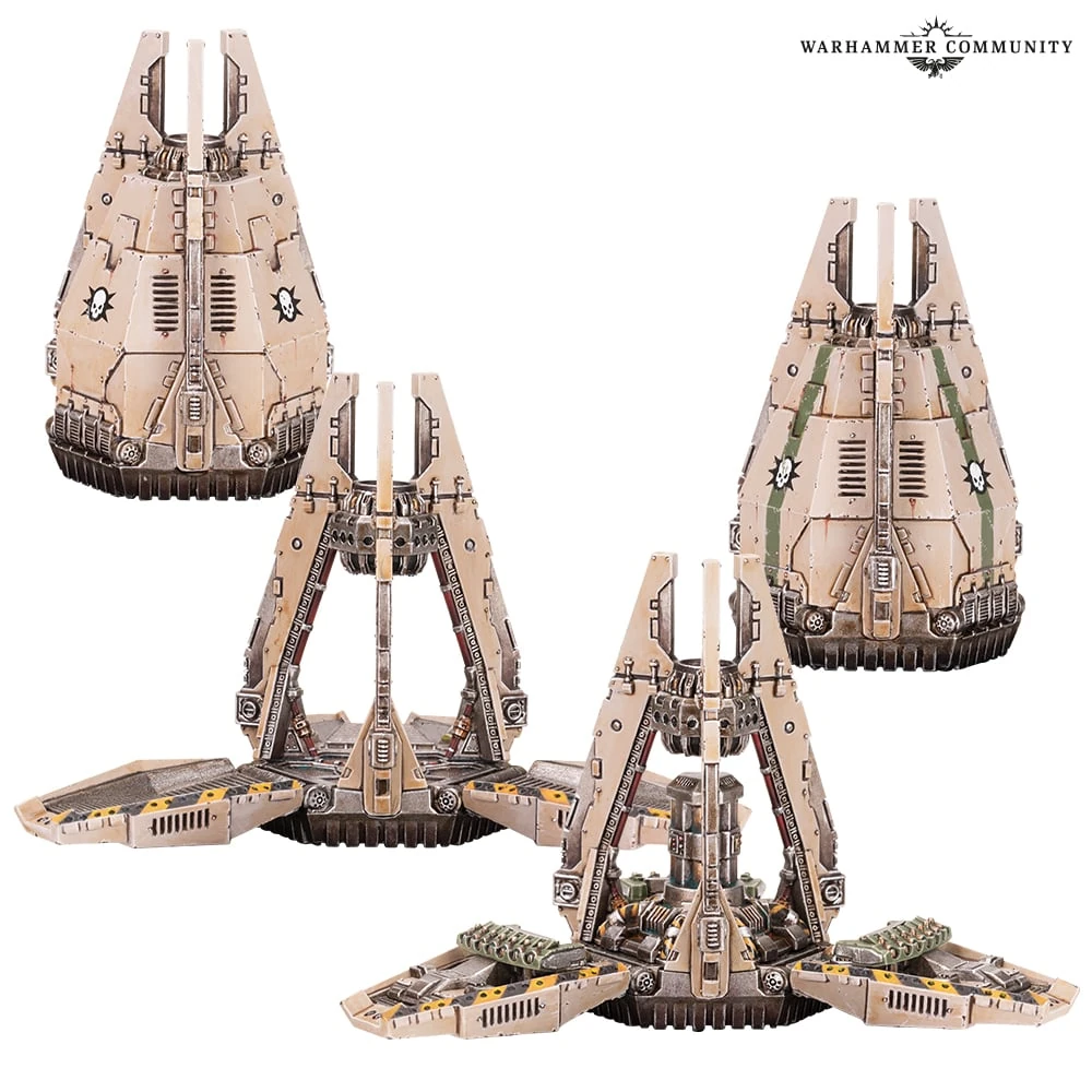 Legions Imperialis: Dreadnought Drop Pods | Adeptus Titanicus Wiki | Fandom