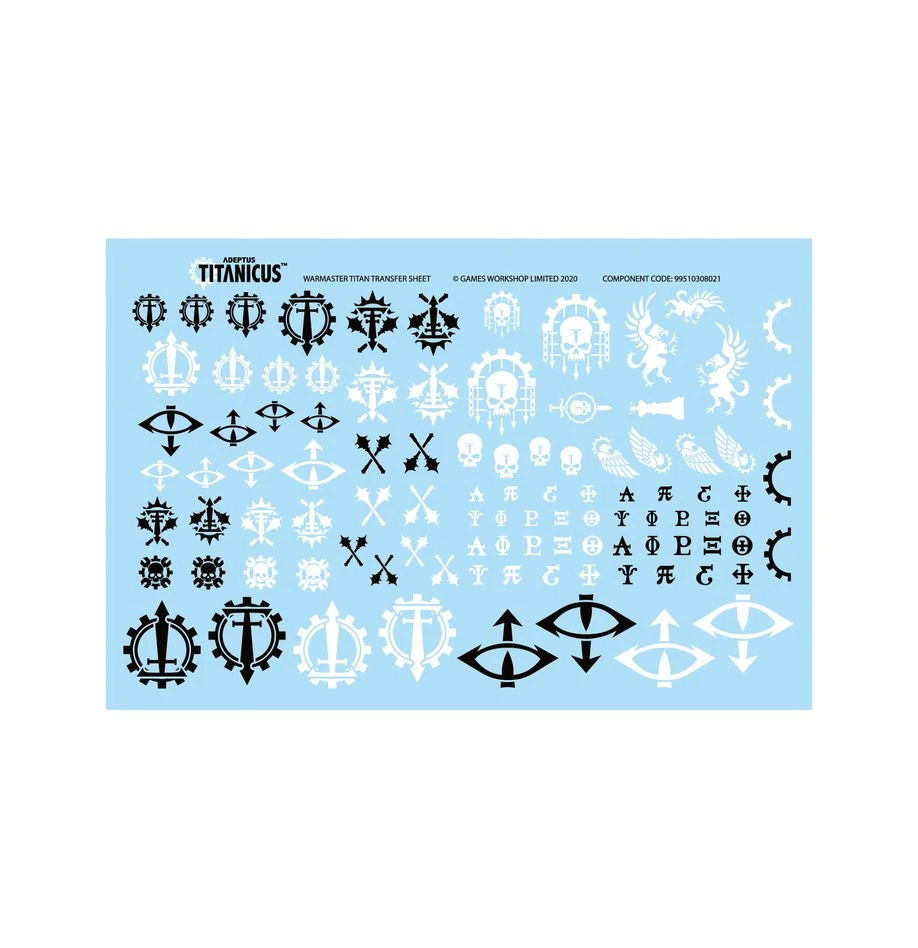 Warmaster Titan Transfer Sheet | Adeptus Titanicus Wiki | Fandom