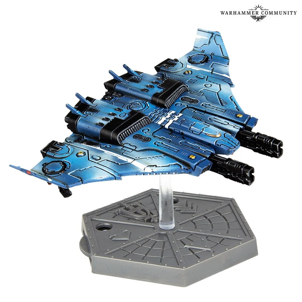 Tiger Shark AX-1-0 Fighter-Bomber | Adeptus Titanicus Wiki | Fandom