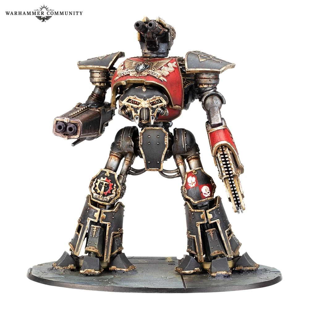 Legions Imperialis: Warlord Titan With Volcano Cannons and Apocalypse ...
