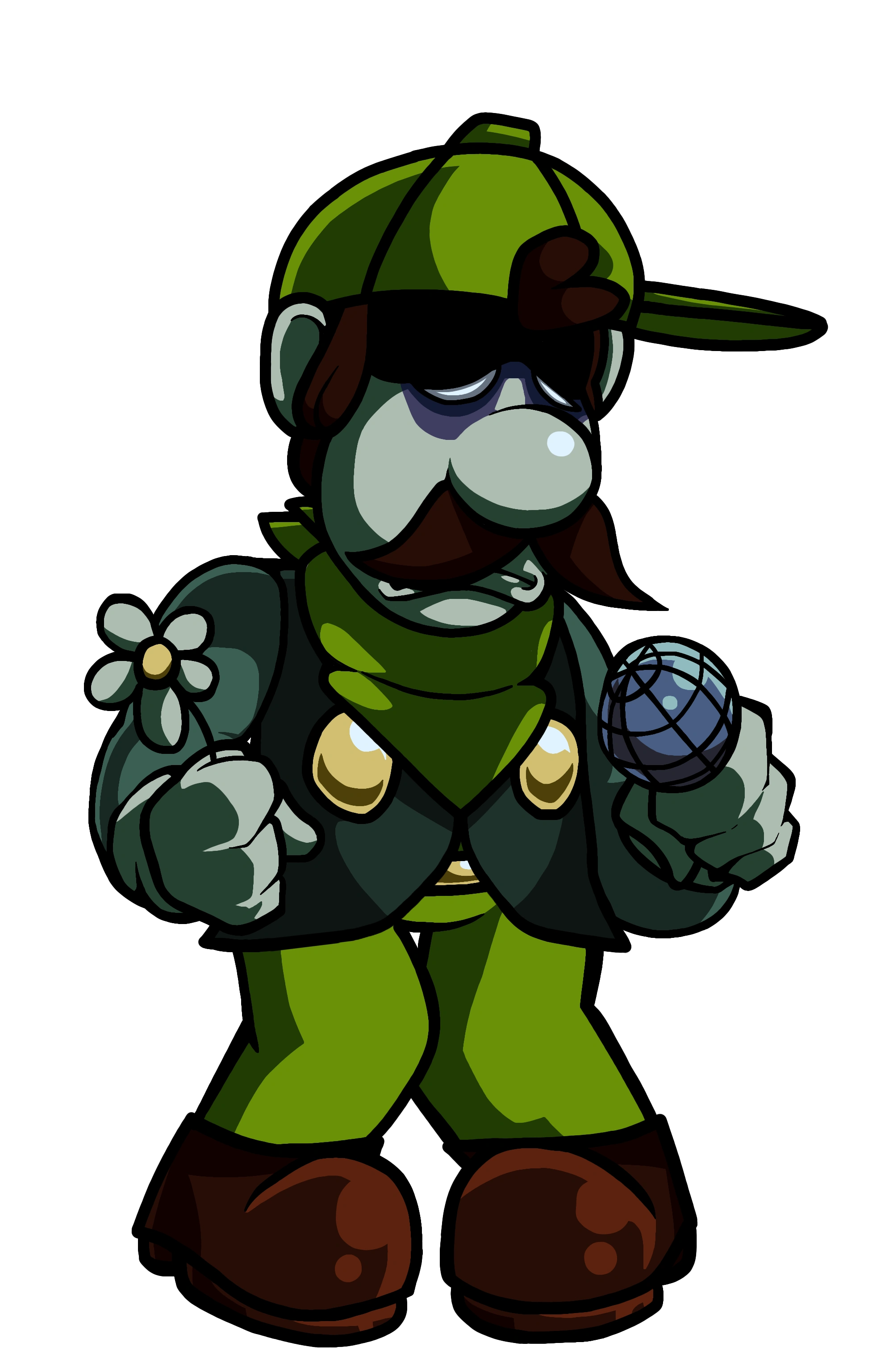 D-Sides Beta Luigi concept (i based him on Luigi’s old D-Sides design ...