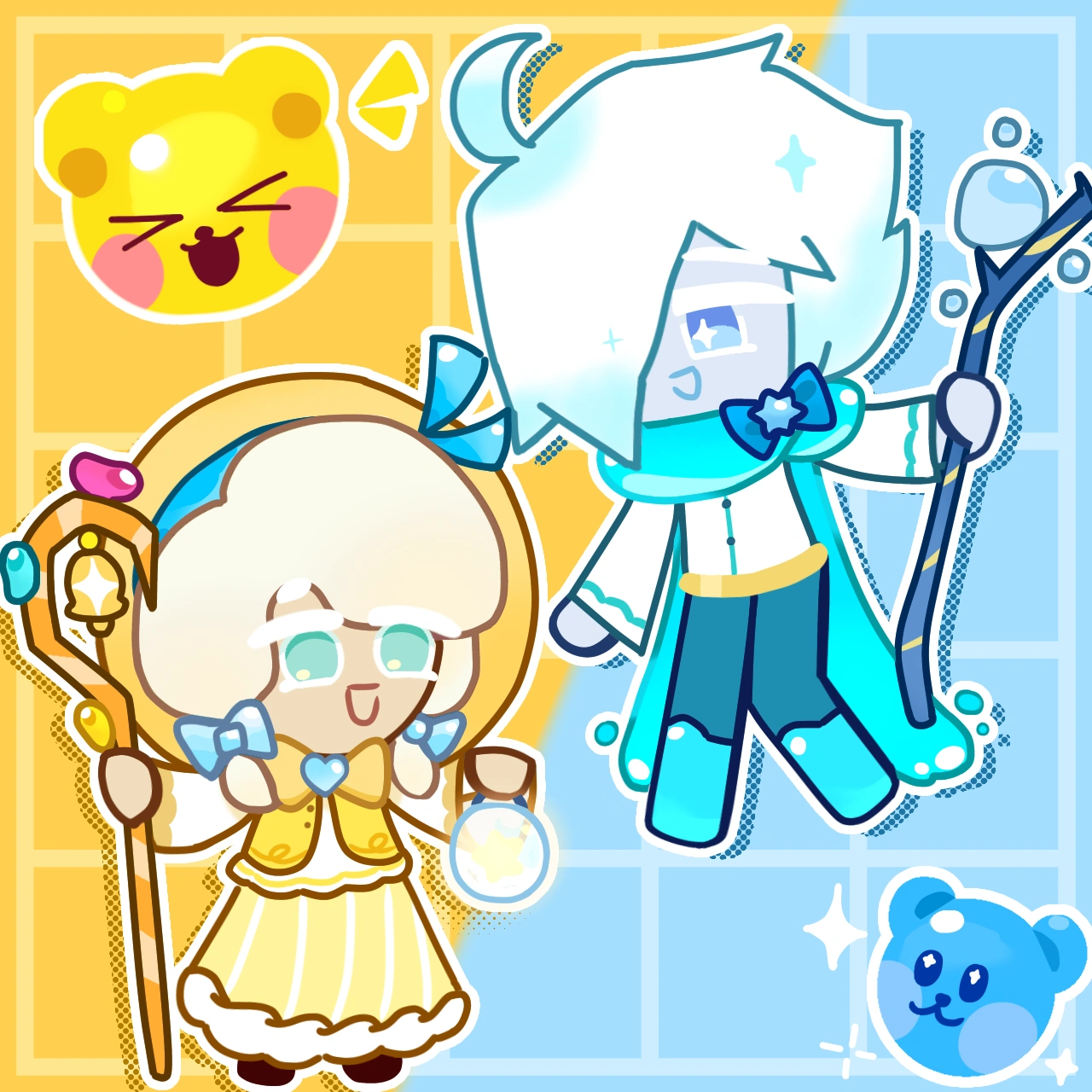 Sherbet and Cotton fan made costumes | Fandom