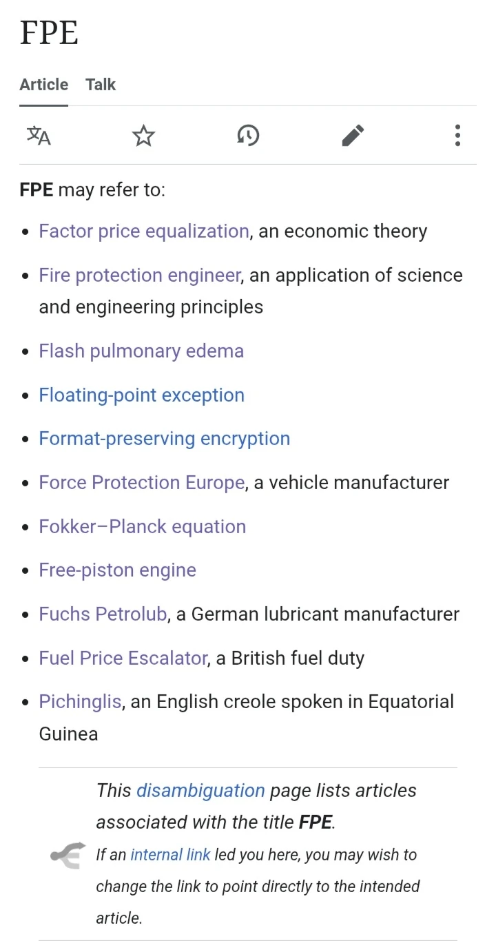 FPE (wikipedia article) | AdminSanity Wiki | Fandom