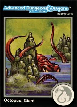Octopus, Giant (1991 Card Set) | Advanced Dungeons & Dragons 2nd ...