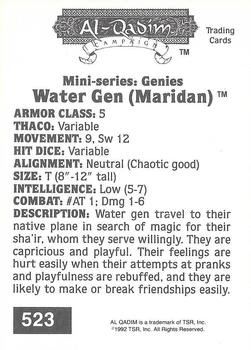 Water Gen (Maridan) (1992 Card Set) | Advanced Dungeons & Dragons 2nd ...