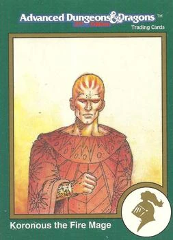 Koronous the Fire Mage (1993 Card Set) | Advanced Dungeons & Dragons 2nd Edition Wiki | Fandom