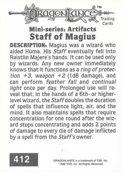 Staff of Magius (1992 Card Set) | Advanced Dungeons & Dragons 2nd ...