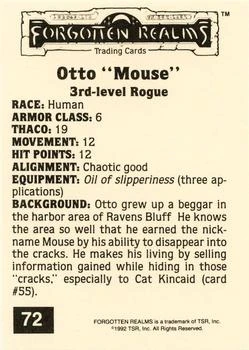 Otto "Mouse" (1992 Card Set) | Advanced Dungeons & Dragons 2nd Edition ...