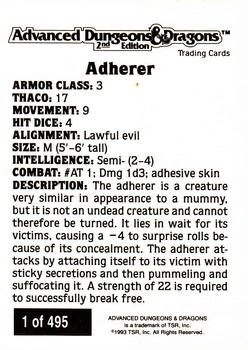 Adherer (1993 Card Set) | Advanced Dungeons & Dragons 2nd Edition Wiki ...